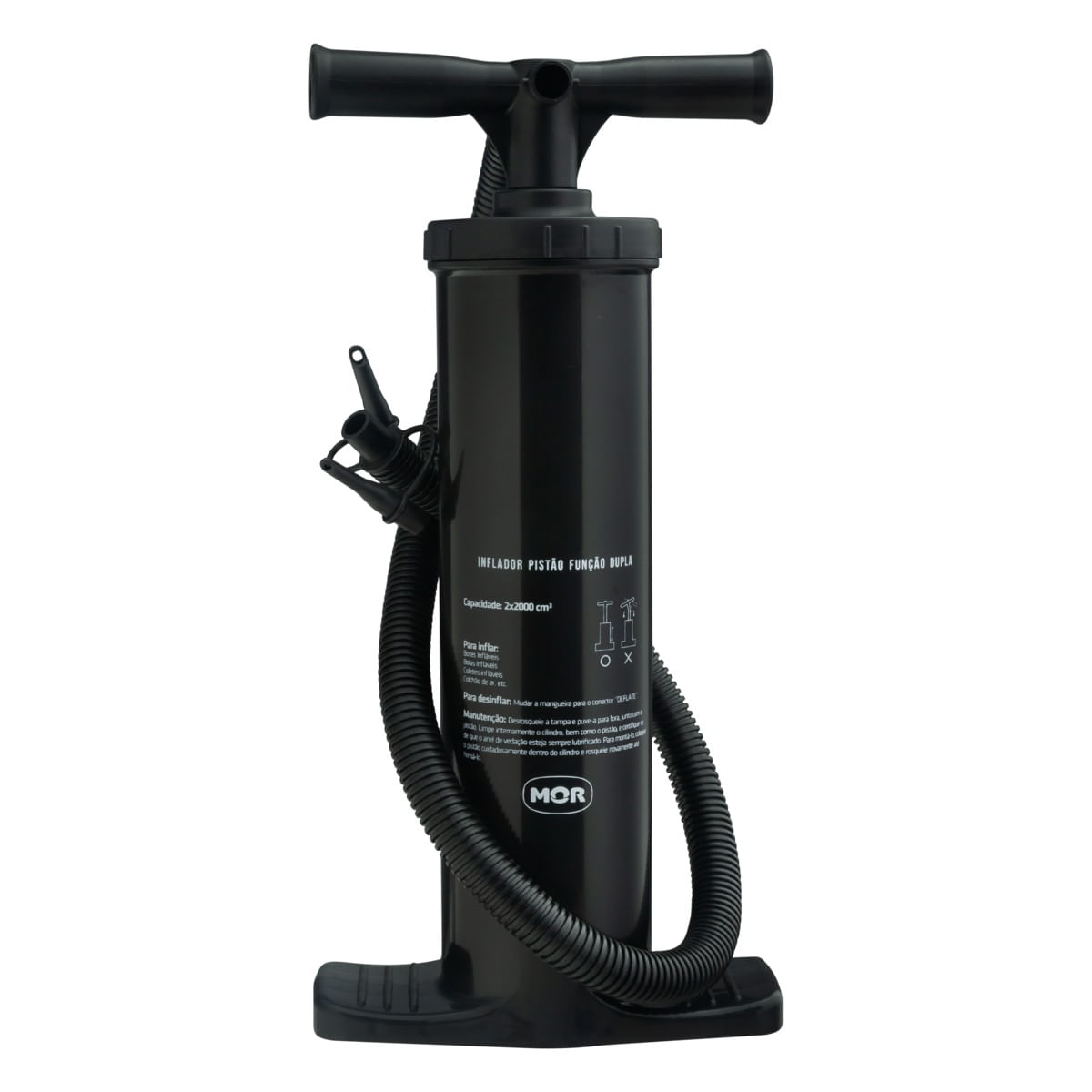 Inflador Manual Maximum Mor - Milium tem de tudo