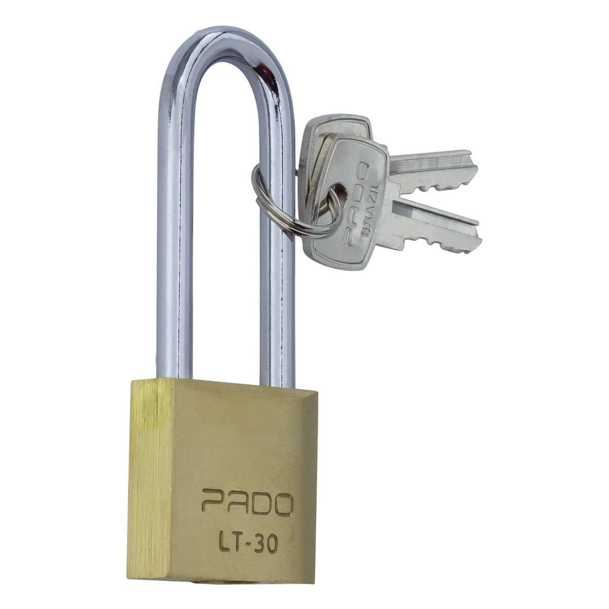 Cadeado de Latão Haste Longa Pado 30mm x 50mm - Milium