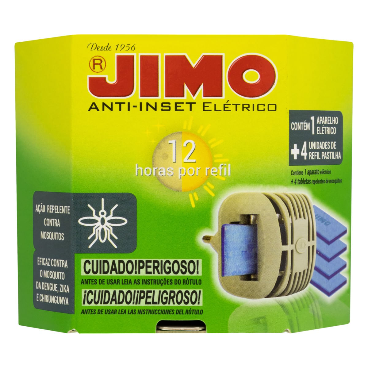 Inseticida Elétrico Pernilongos 4 Pastilha - Milium tem de tudo