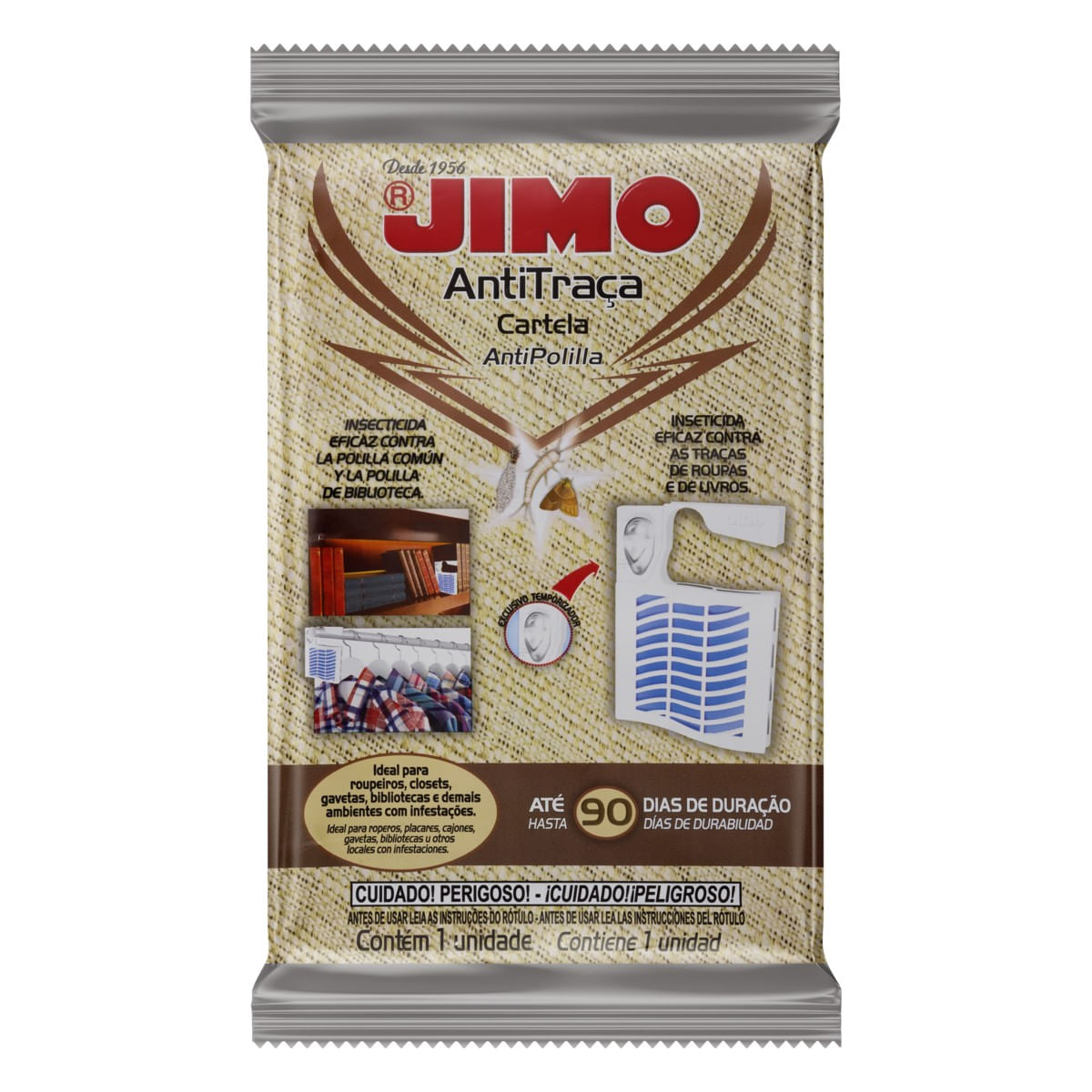 Inseticida Anti Traça Proteção para Roupas Jimo - Milium