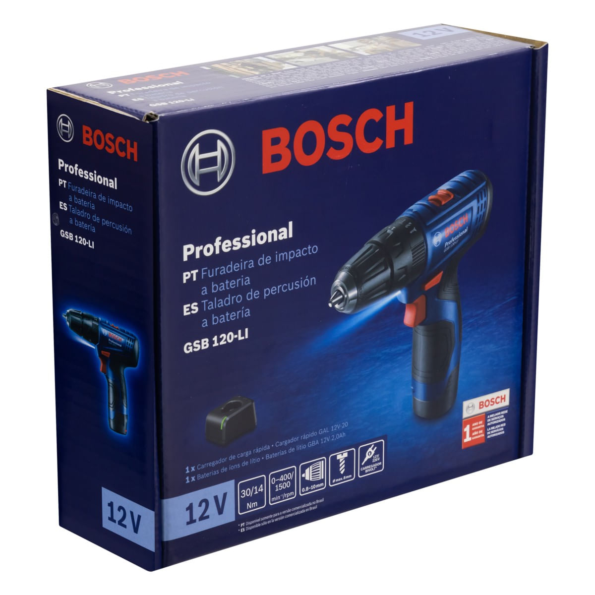 Furadeira e Parafusadeira Profissional à Bosch - Milium tem de tudo