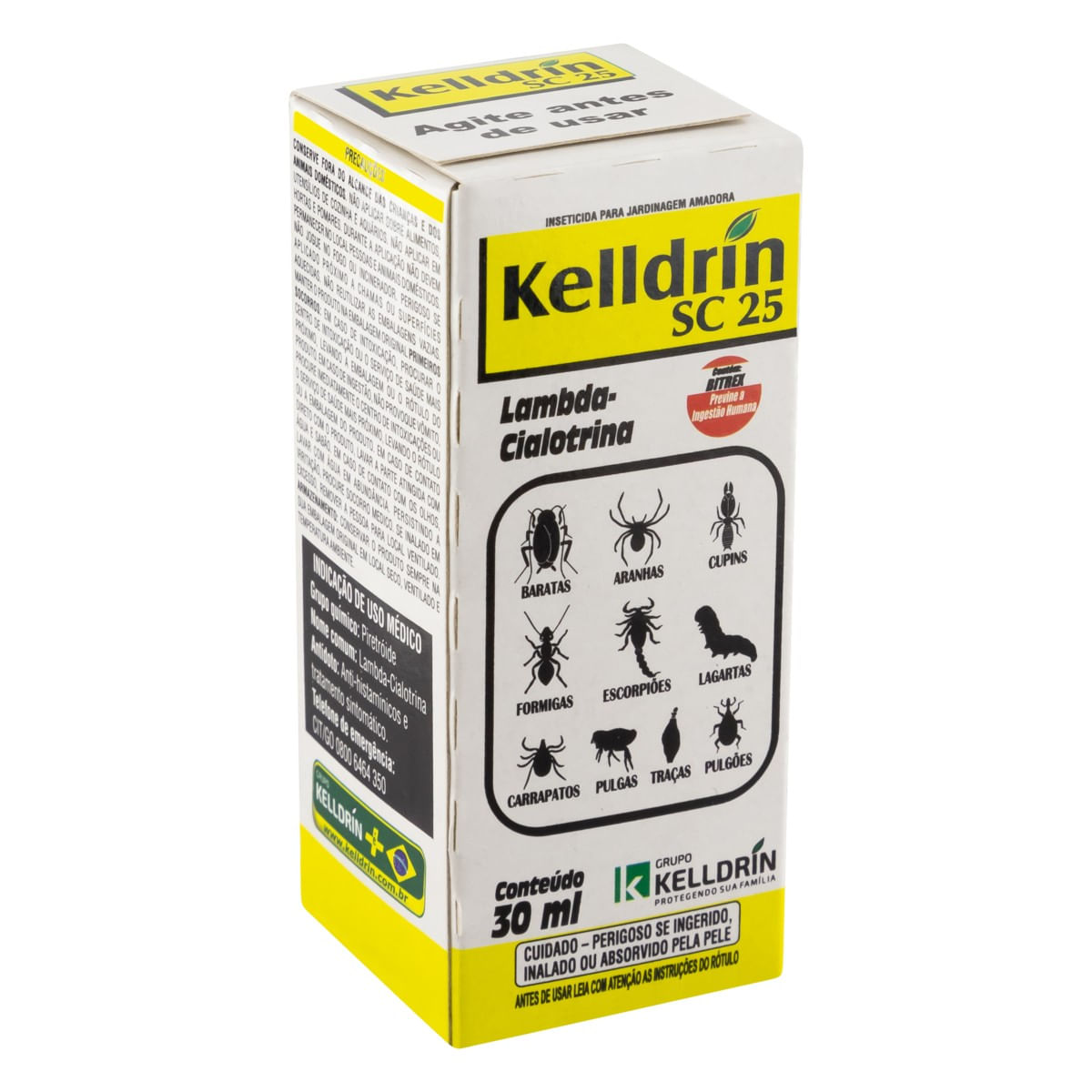 Inseticida Kelldrin SC 25 30ml - Milium tem de tudo