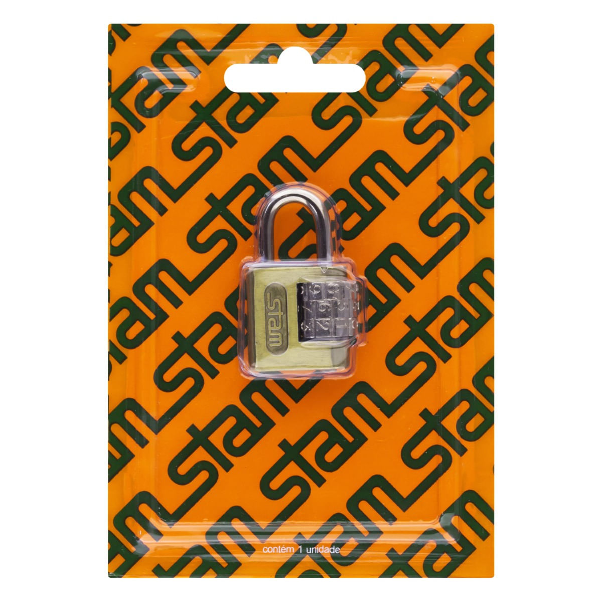 Cadeado Latonado com Segredo Stam 25mm | Milium tem de tudo - Milium ...